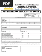 Sace Application Form | PDF | Common Law | Justice
