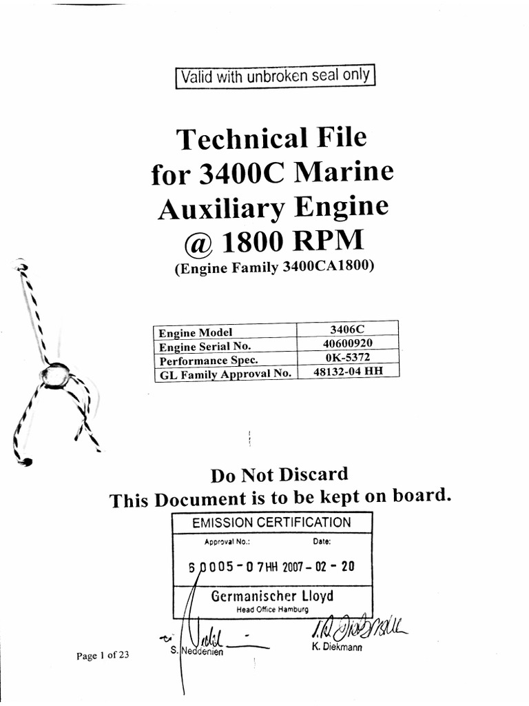 EM. DG NOx Tech. File | PDF