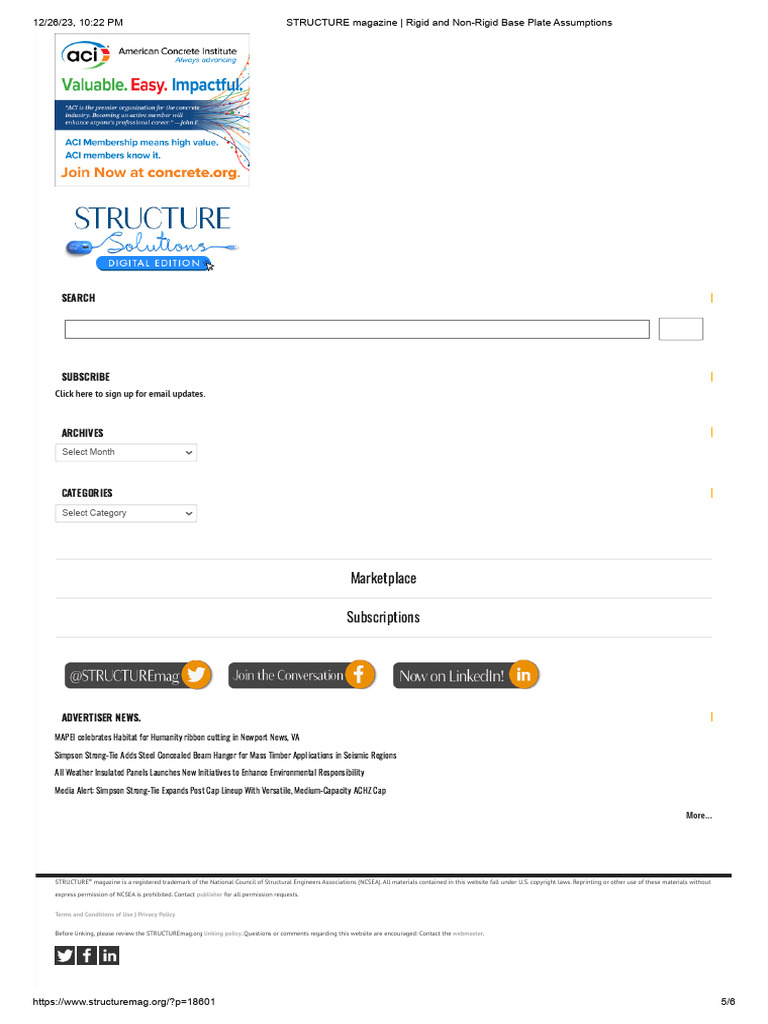 Rigid and Non-Rigid Base Plate Part 3 | PDF