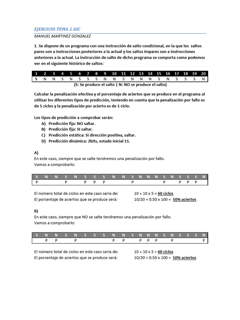 Ejercicio T2 | Descargar gratis PDF | Informática | Ingeniería Informática