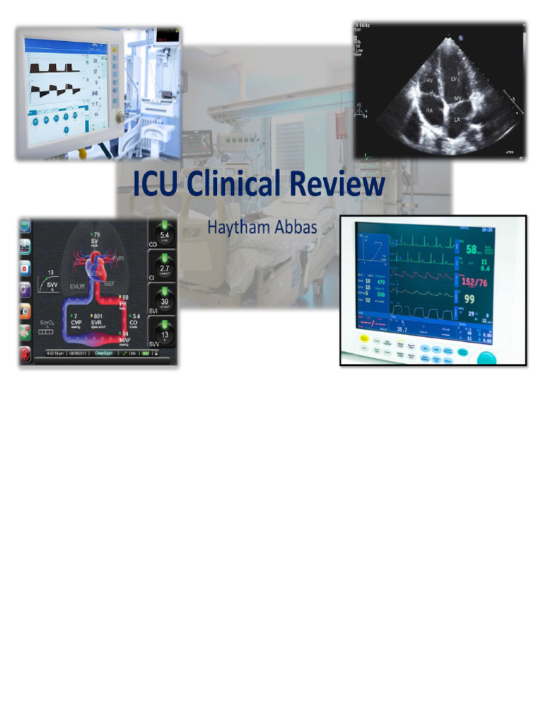 Icu Reviw Final | PDF | Artificial Cardiac Pacemaker | Heart