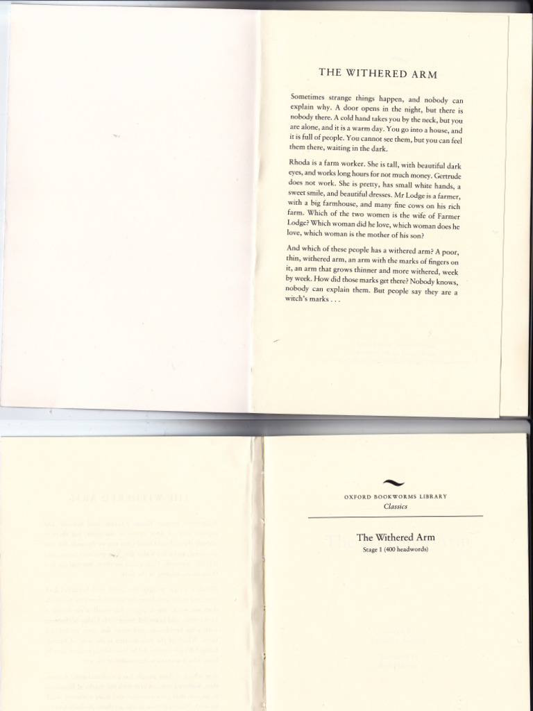 The Withered Arm (1) ç1 | PDF
