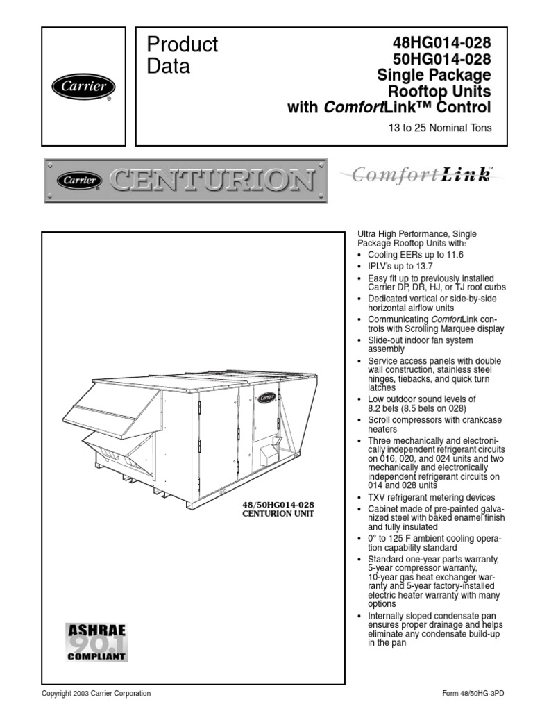 Carrier 48 - 50hg-3pd | PDF | Technology & Engineering