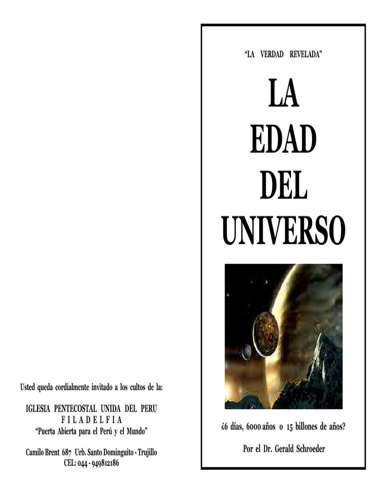 Arturo Arteaga Ruiz - La Edad Del Universo | PDF | Universo | Hora
