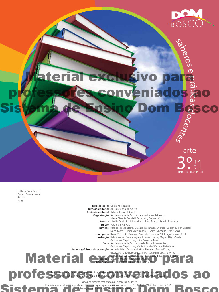 DB f1 3 Ano Arte 1 Bim 21 Prof | PDF