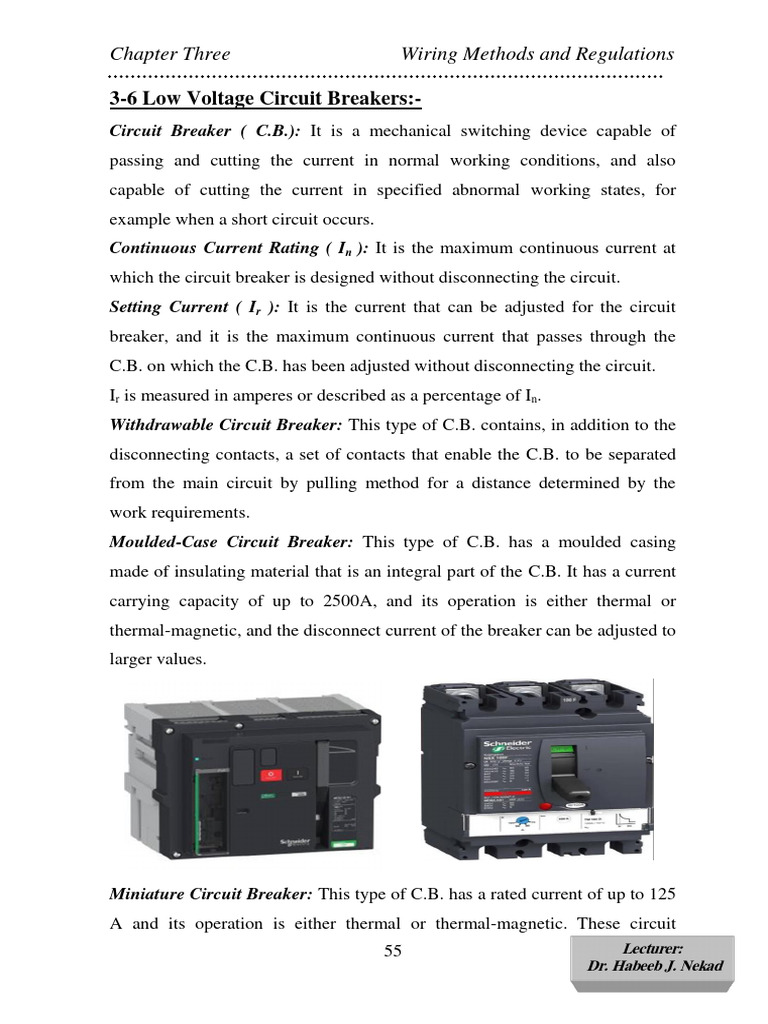 ch3 Part2 | PDF | Fuse (Electrical) | Electrical Components