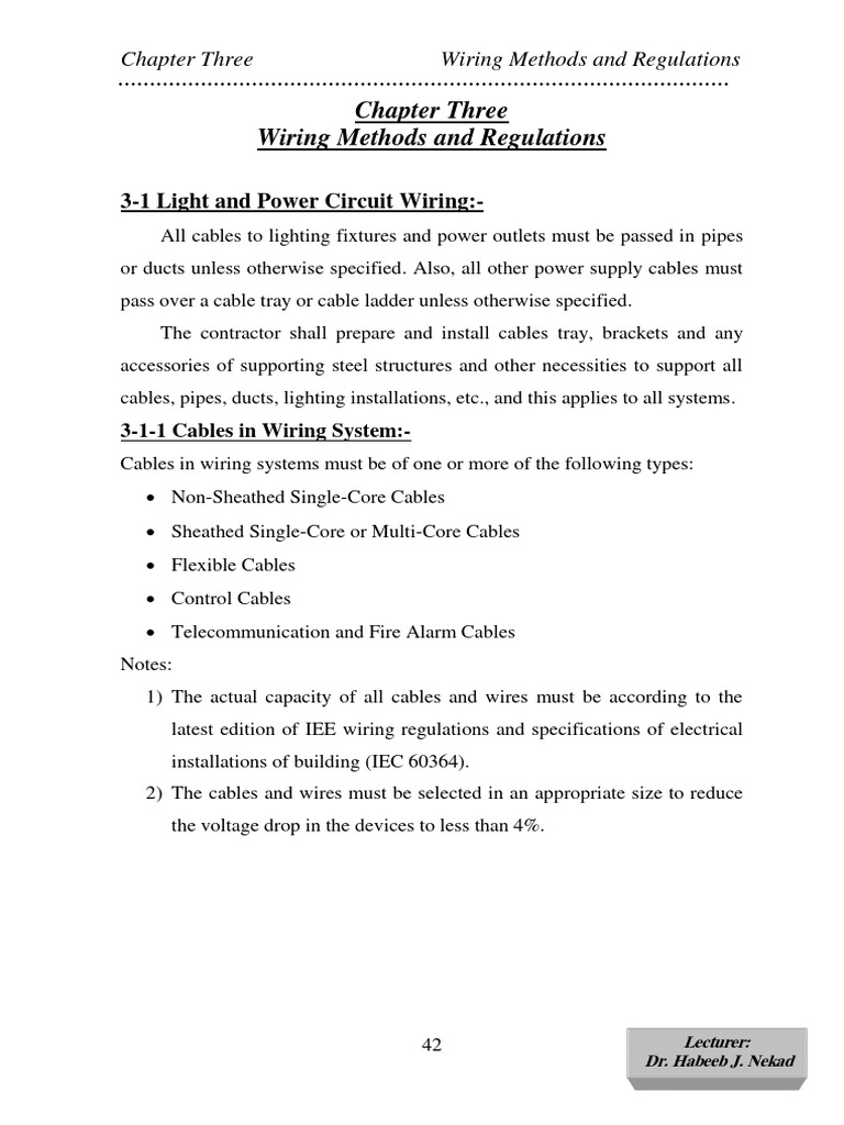 ch3-part1 | PDF | Electrical Wiring | Electric Power