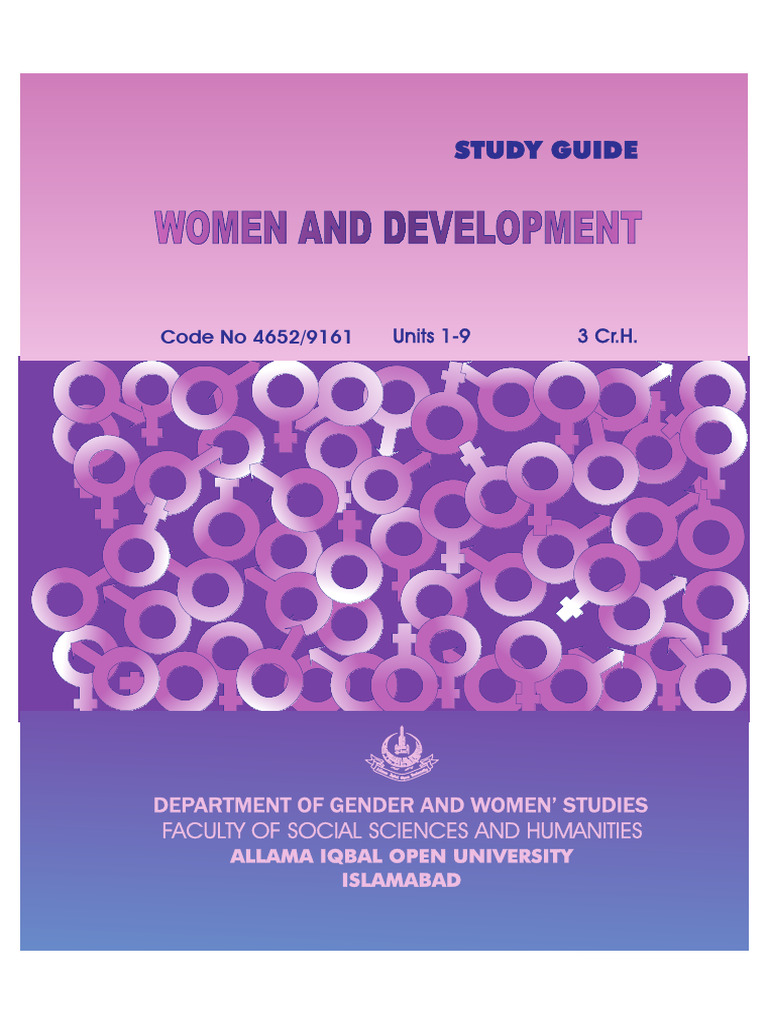 Women and Development Women and Development: Code No 4652/9161 | PDF