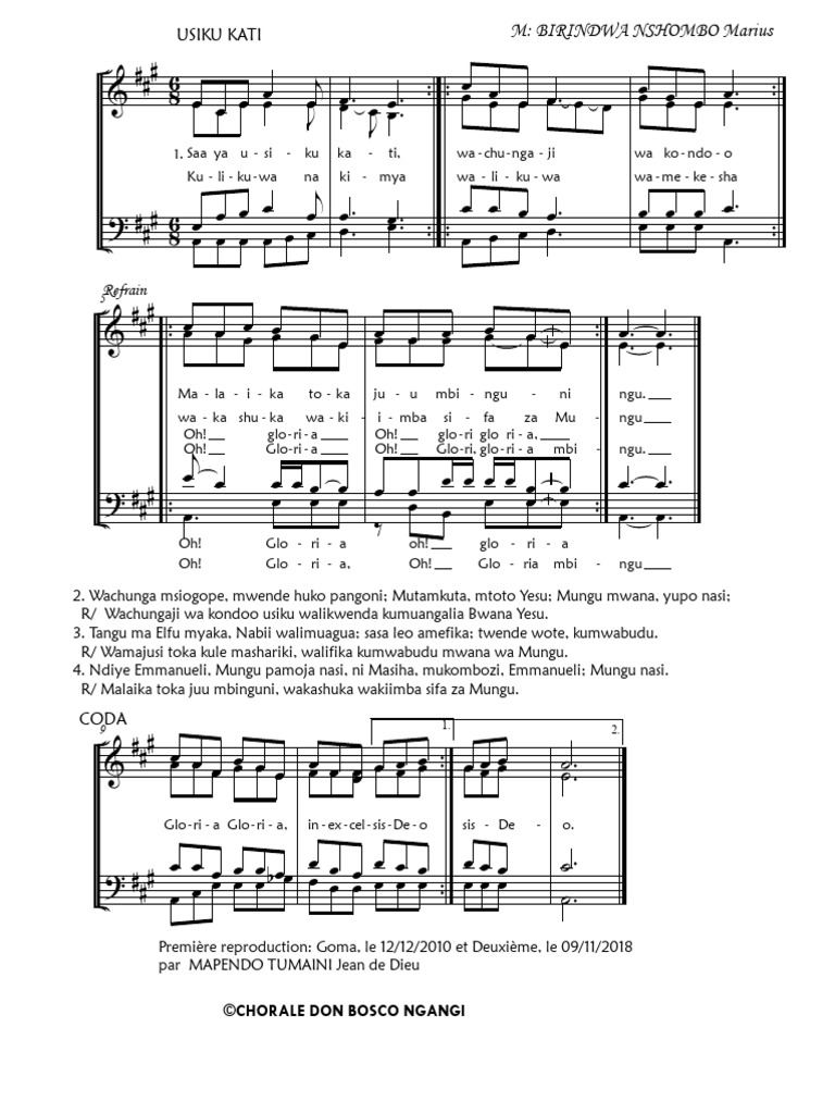 Saa Ya Usiku Kati | PDF