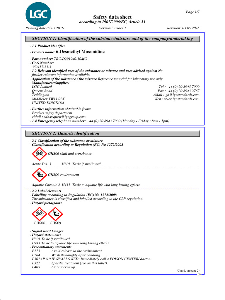 Sys Master - Pdfs - Ha3 - Ha9 - 10162218696734 - SDS - TRC D291940 10MG ...