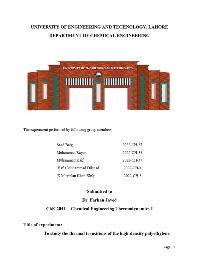 Open Ended Lab Thermodynamics | PDF | Differential Scanning Calorimetry ...