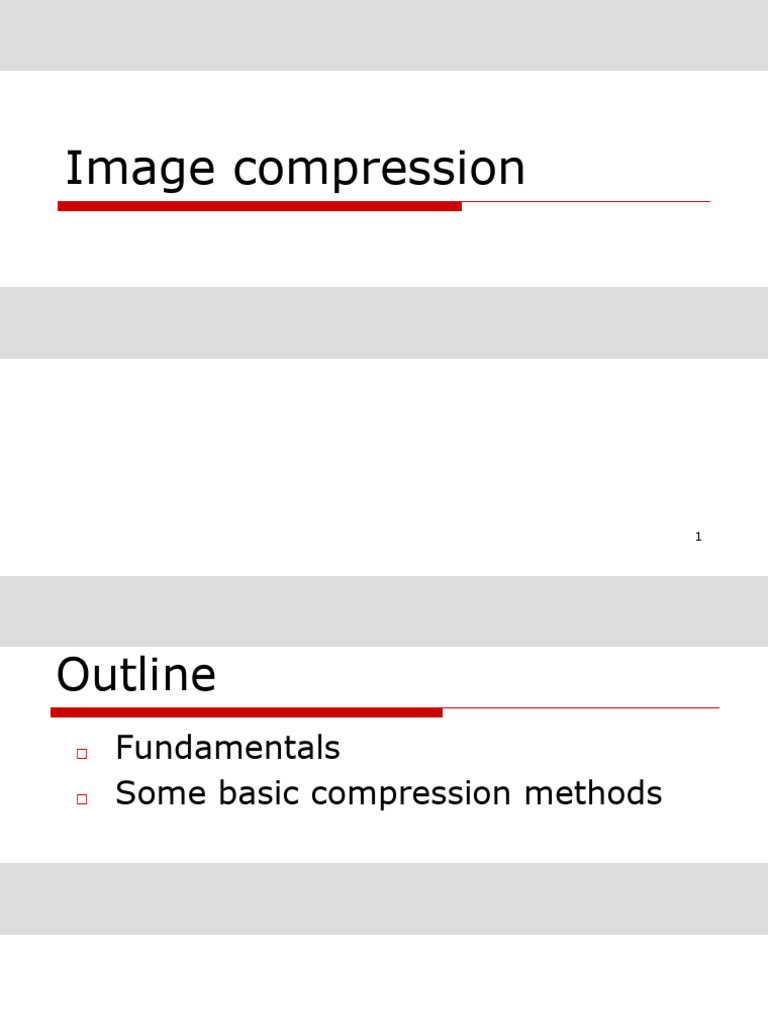 Image Compression Techniques Explained | PDF | Data Compression | Digital Technology