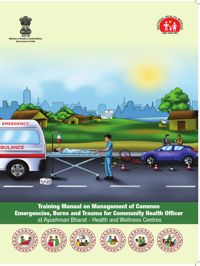 Emergency Care Training Manual For CHO at AB-HWC | PDF | Wound | Injury