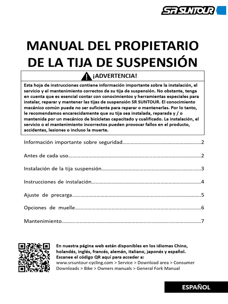 MY22 EP Suspension Seatpost Manual | PDF | Tornillo | Bienes manufacturados