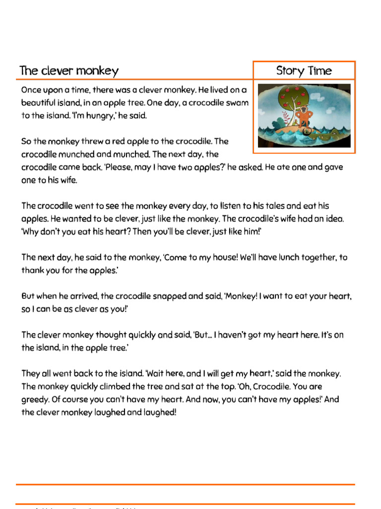 The Clever Monkey | PDF