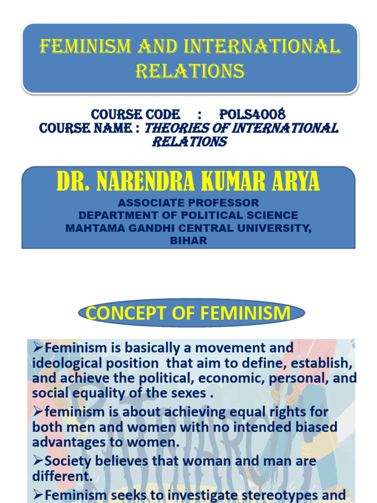 Feminism and IR | PDF | Feminism | Gender Studies