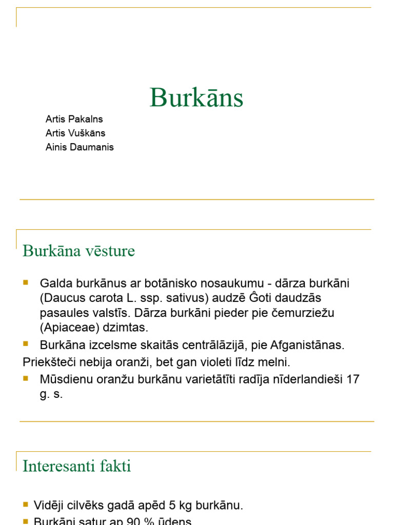 Burkāns | PDF