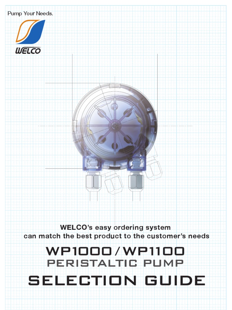 WELCO Peristaltic Pump Selection Guide | PDF | Gear | Manufactured Goods