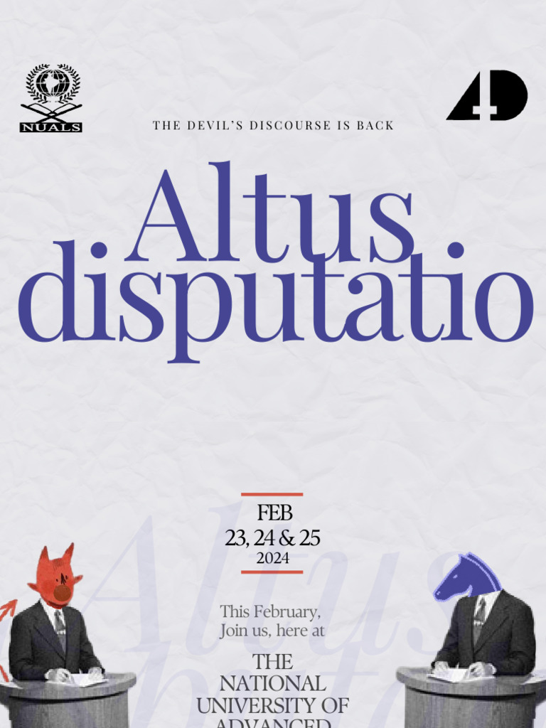 Brochure - Altus Disputatio 2024 | PDF