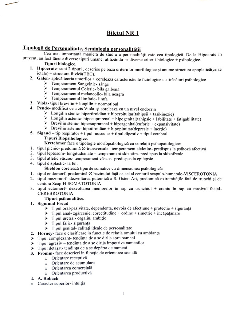 Subiecte Psihiatrie Anul 6 Editabil | PDF