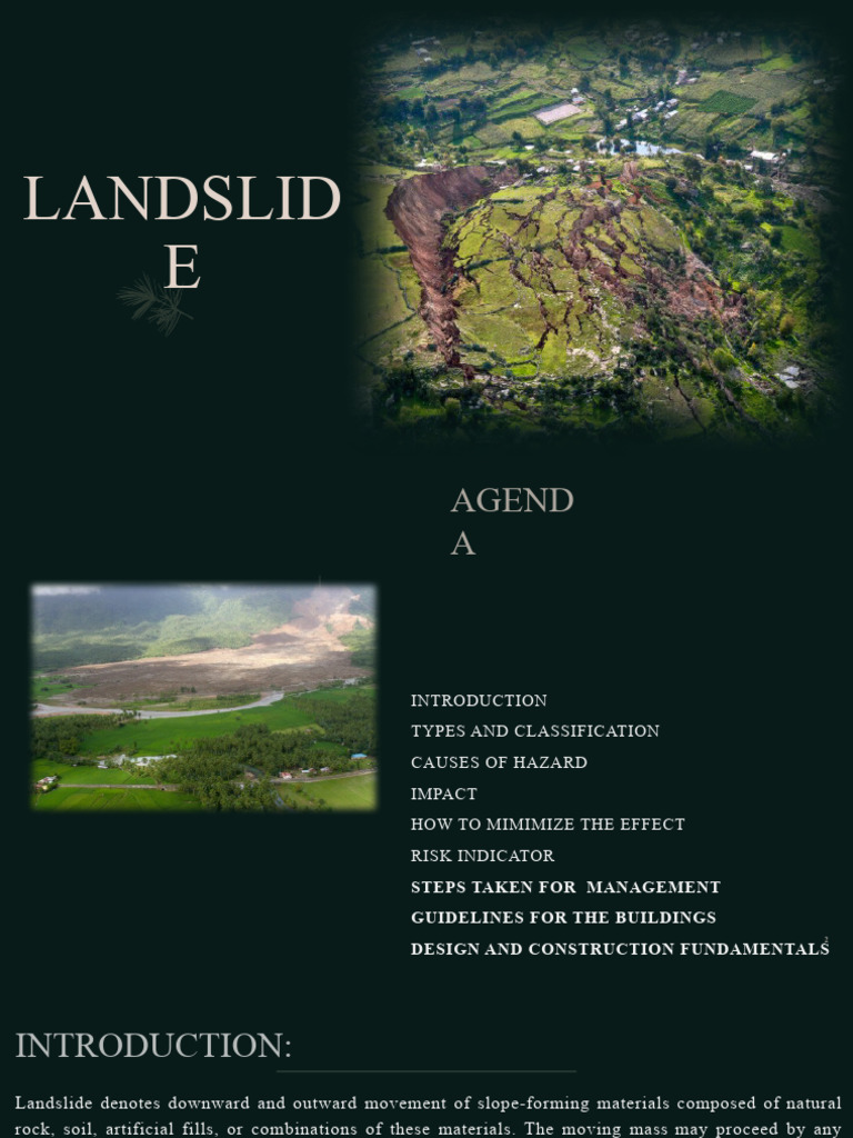 LANDSLIDE | PDF | Landslide | Earth Sciences