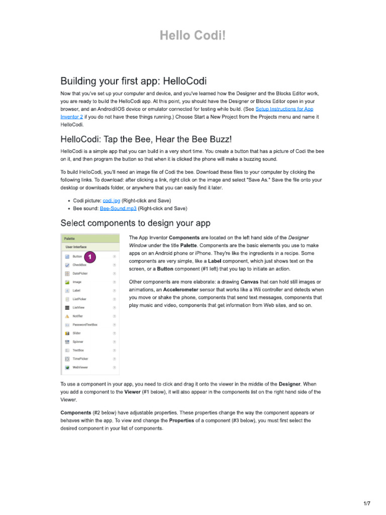 app inventor 1 | PDF