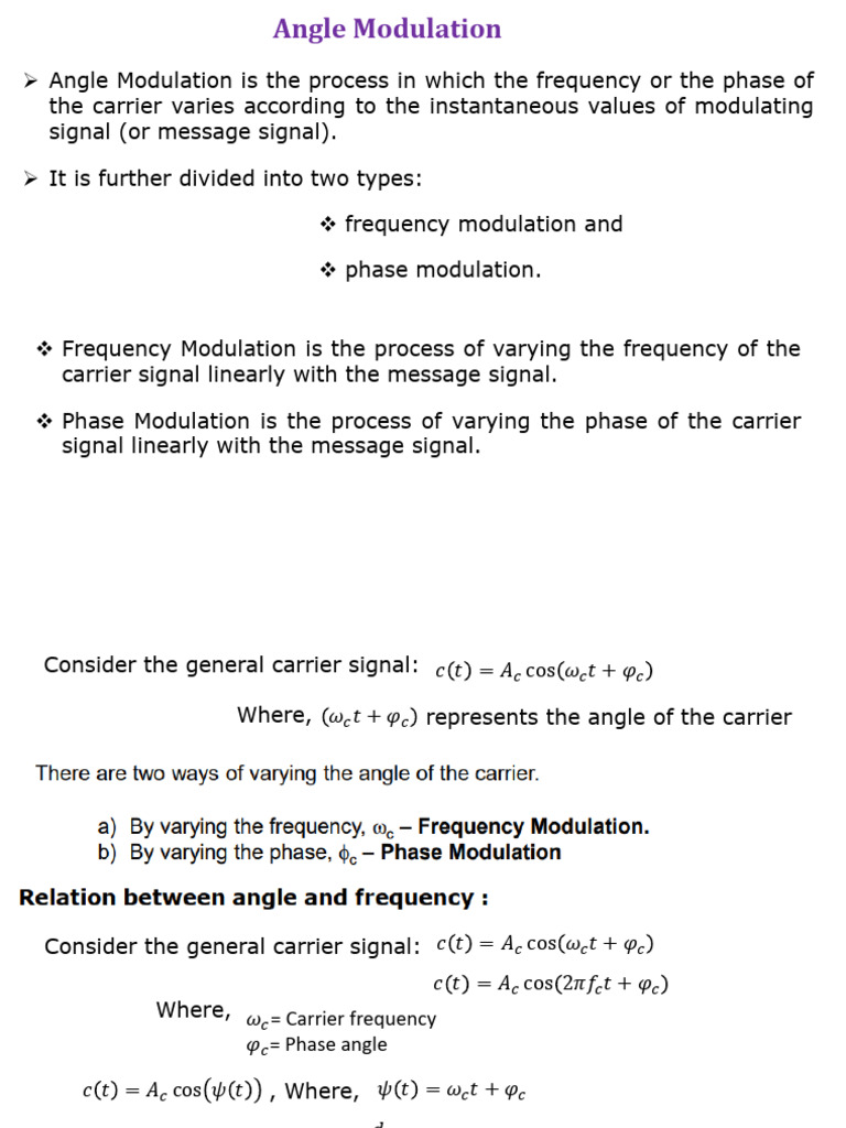 COMMUNICATION SYSTEM - Module 2 - Part 3 | PDF | Frequency Modulation ... COMMUNICATION SYSTEM - Module 2 - Part 3 | PDF | Frequency Modulation ...
