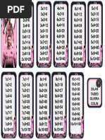 Tablas de Multiplicar Minnie Mouse Luval Crafts 220731 210625 | PDF