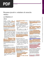 METAS DE GLUCEMIA SEGUN ADA 2025 | PDF | Diabetes | Hipoglucemia