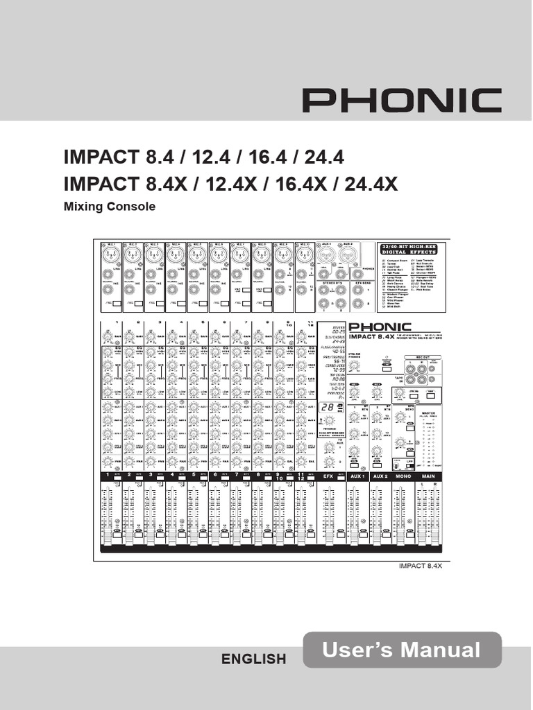 Impact English User Manual | PDF | Microphone | Computer Engineering