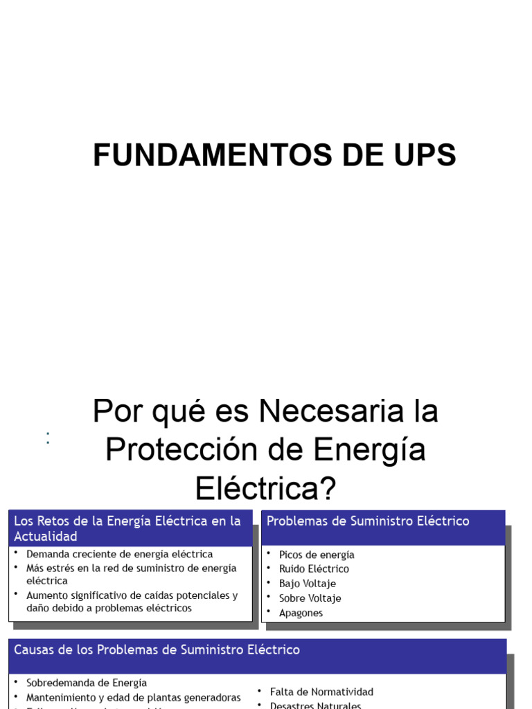 Fundamentos de Ups | PDF