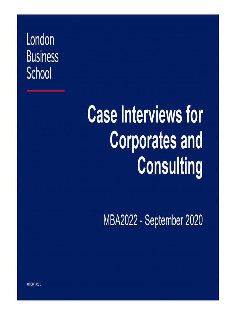 MBA Cases For Corporates and Consulting 2020 - 18sep2020 - Canvas | PDF