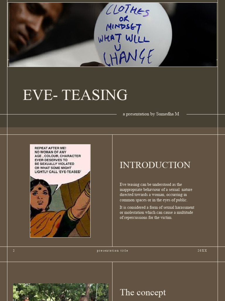 Eve Teasing | PDF | Social Psychology | Gender Related Violence