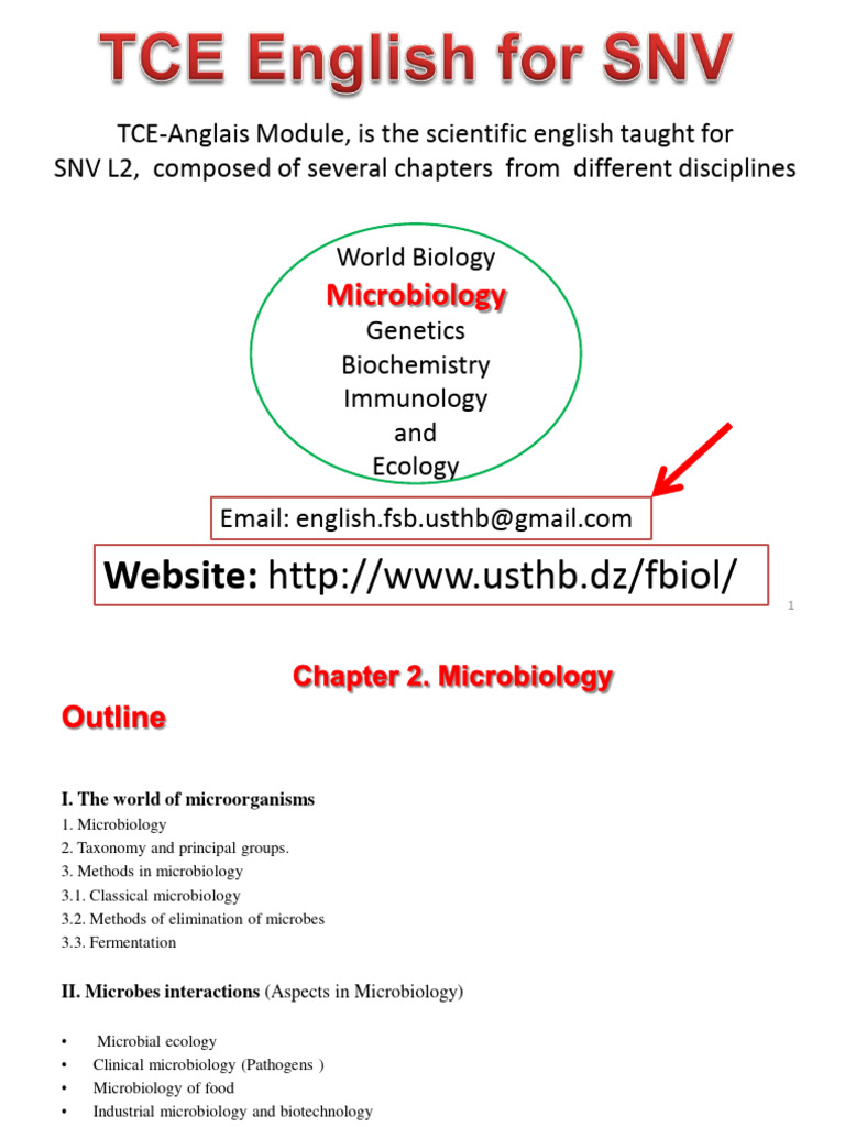 Chapter 2. Microbiology | PDF | Science & Mathematics