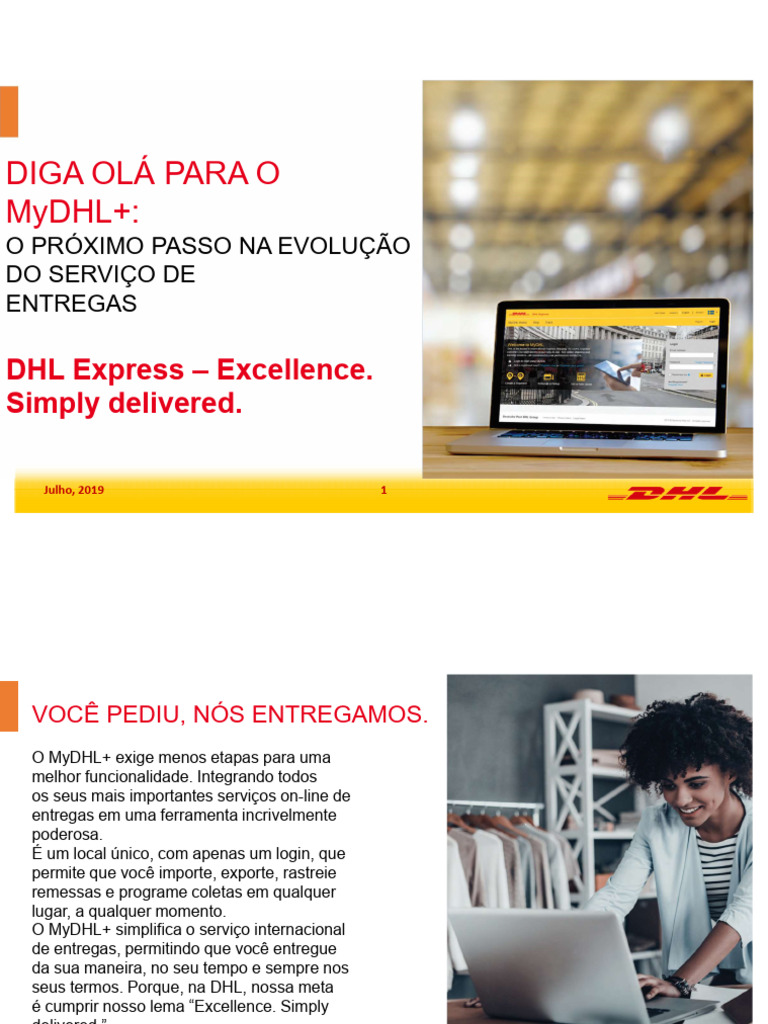 PROCEDIMENTOS MyDHL | PDF