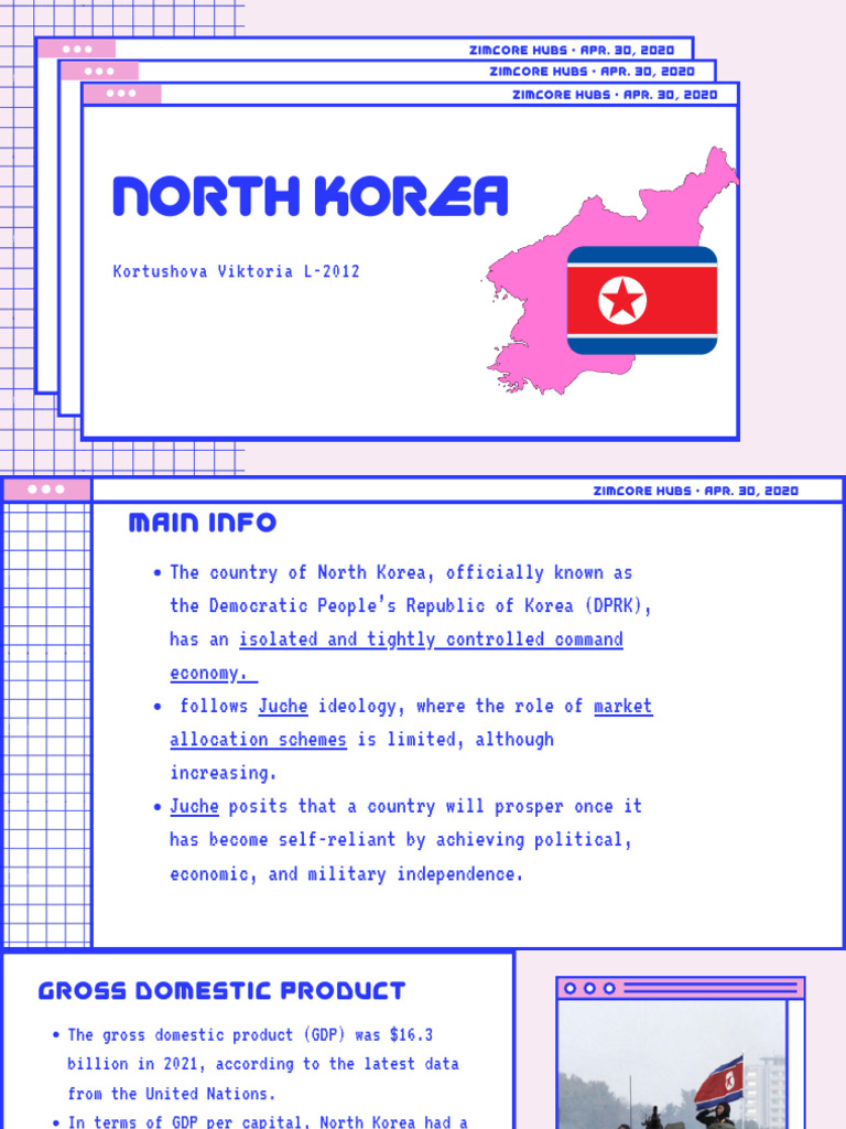 DPRK Economy and GDP Overview | PDF | Politics