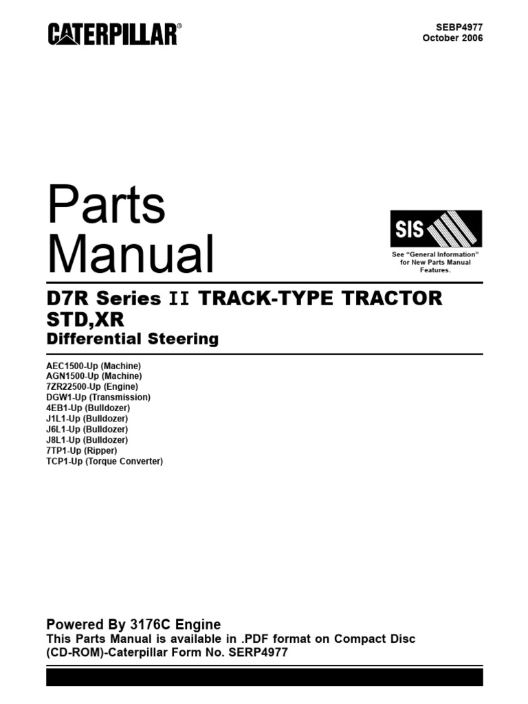 Manual de Partes D7R2 AEC | PDF