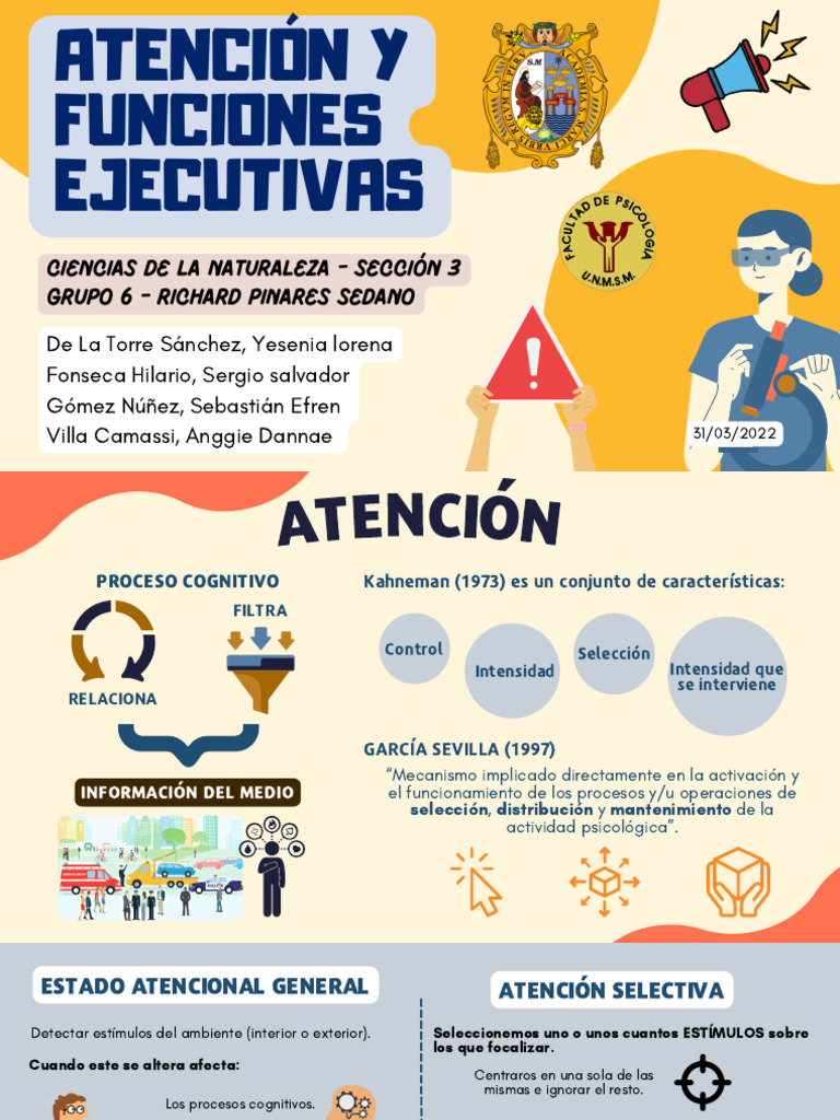 Funciones Ejecutivas y Atención Cerebral | PDF | Desorden hiperactivo y ...