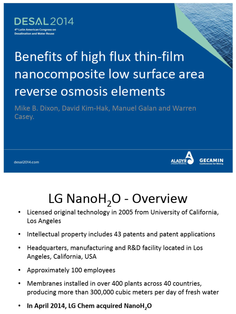 ALADyR 2014 Presentation Dixon | PDF | Membrane | Physical Sciences