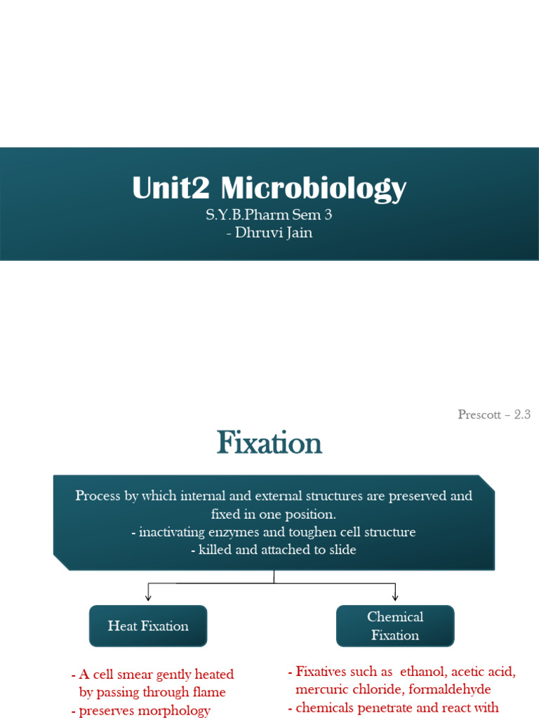 Unit 2 Microbiology | PDF | Staining | Antimicrobial