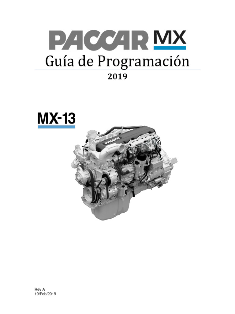 Programming Guide Mx 13 Euro V My2019 Rev A 3 Spanish Pdf Caballo De Fuerza