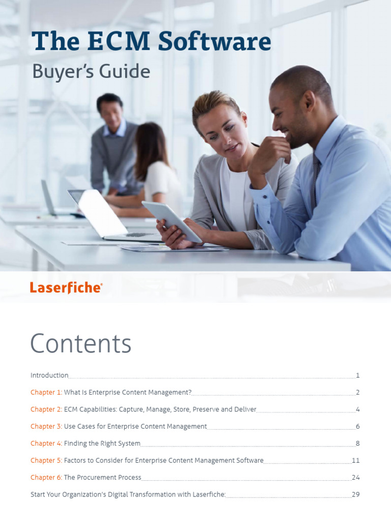 ECM Software Buyer’s Guide | PDF | Software As A Service | Cloud Computing