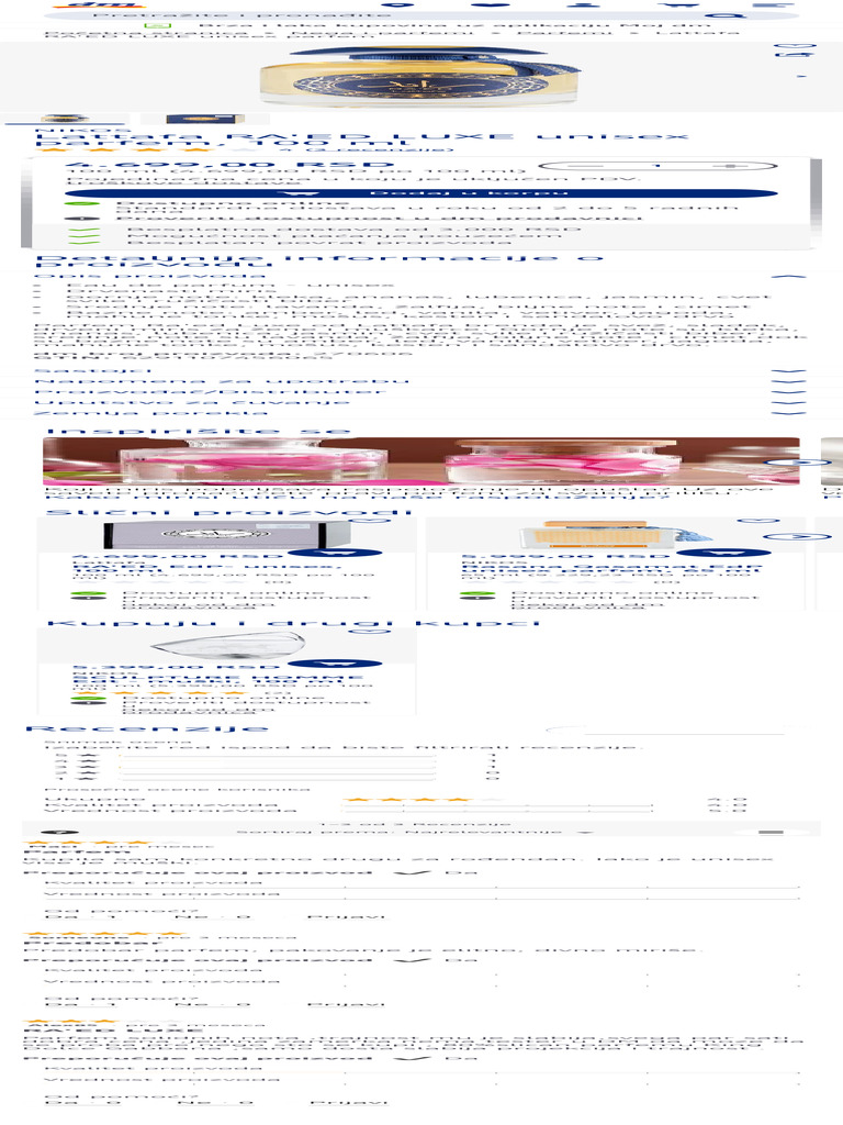 NIKOS Lattafa RA'ED LUXE Unisex Parfem, 100 ML Po | PDF