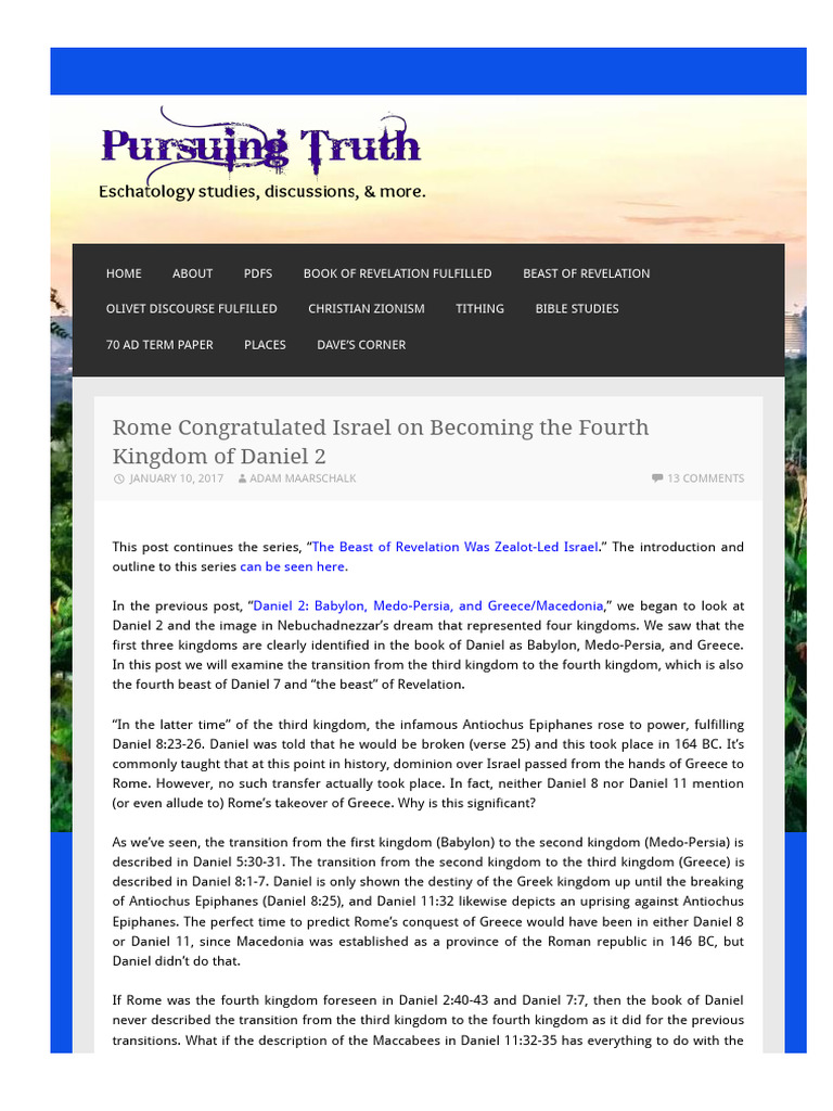 The Beast | PDF | Hasmonean Dynasty | Book Of Daniel