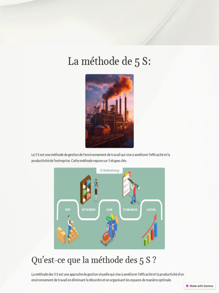 La Methode de 5 S | PDF | Affaires