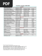Academic Calendar | PDF | Academic Term | Educational Organizations