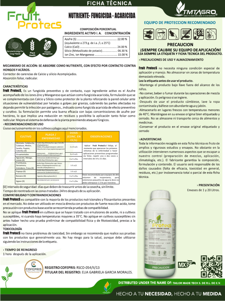 5 FT Fruit Protec S VR23 | PDF