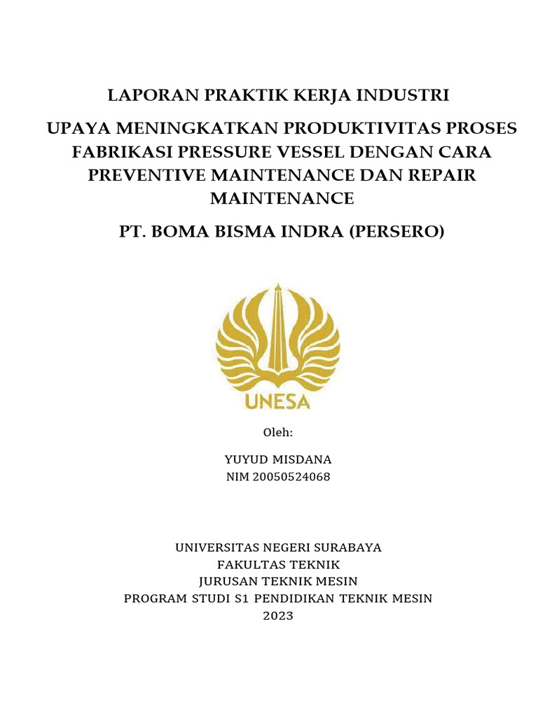 Laporan Praktik Industri BBI | PDF | Komputer