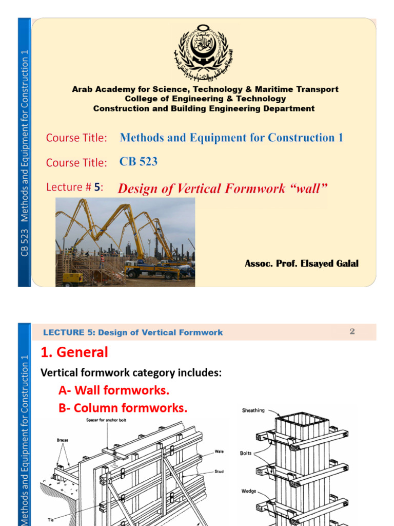 CB 523-Method I - DR Elsayed - Lect | PDF | Concrete | Bending