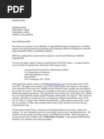 Sample FOIA Response Letters